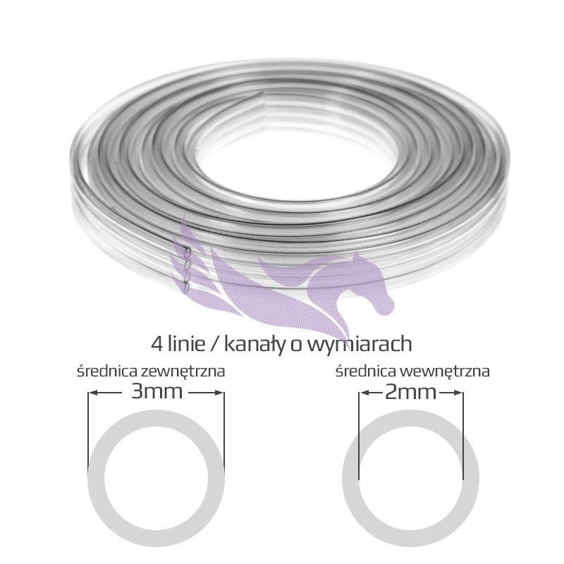 Solvent ink tube 3mm x 2mm 4 lines