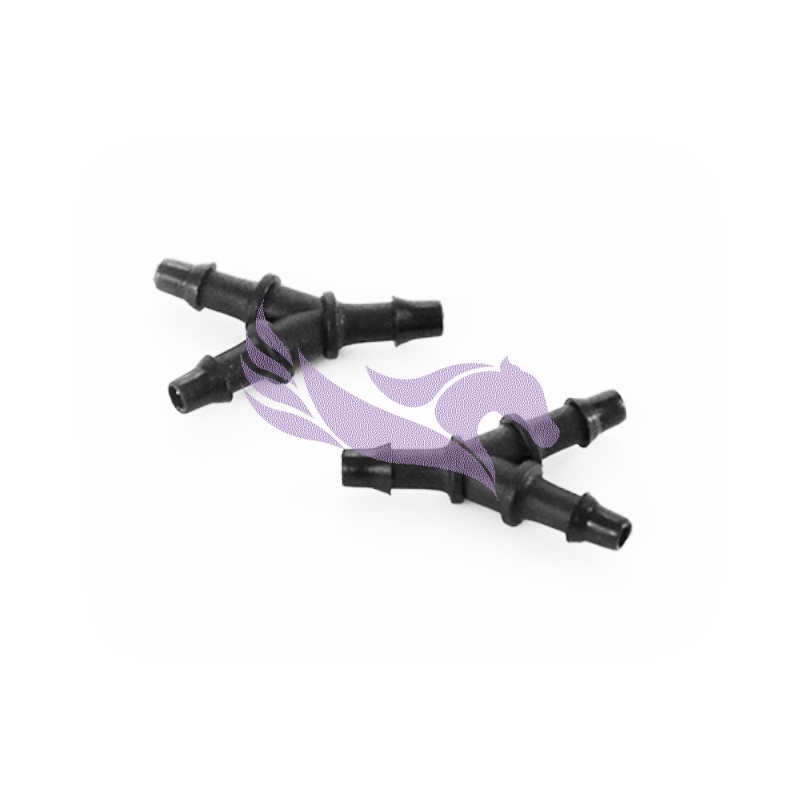 UV 3-way connector for uv ink tubes 4x3-3x2mm